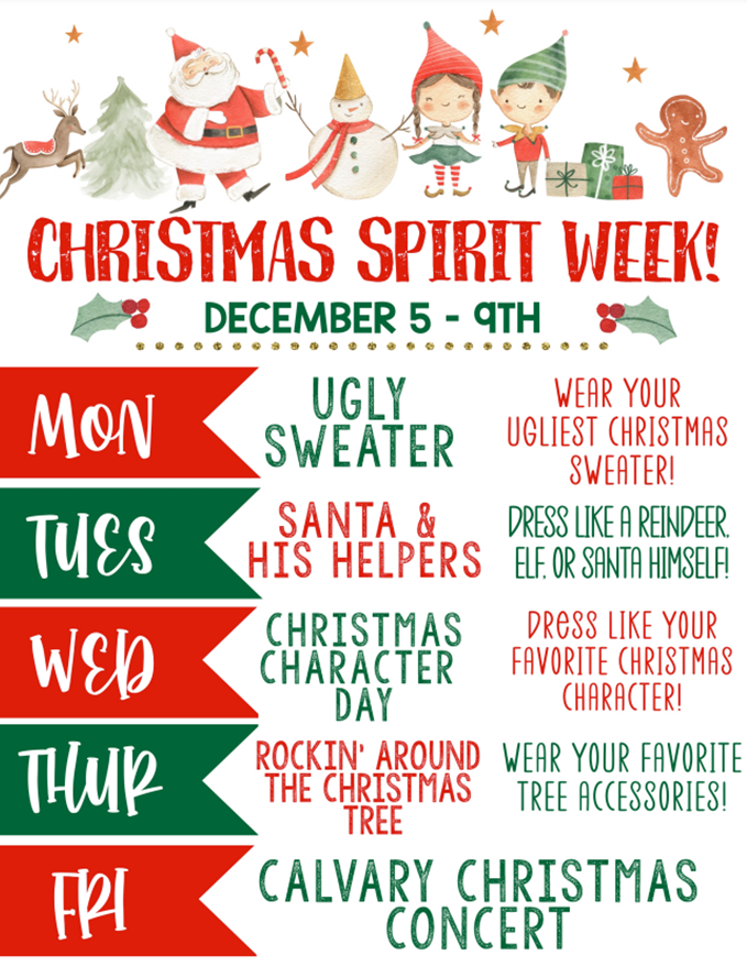 Christmas Spirit Week